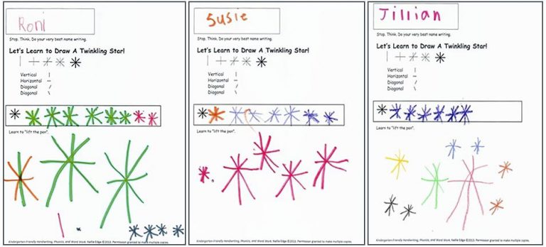 Kindergarten-Friendly Handwriting by Nellie Edge
