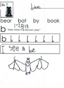 Kindergarten-Friendly Handwriting by Nellie Edge