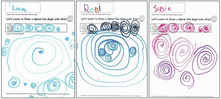 Kindergarten-Friendly Handwriting by Nellie Edge