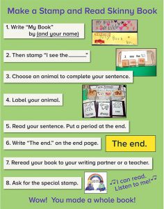 Weekly Focus: Kindergartners Love to Make Stamp and Read Books