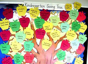 Weekly Focus: The Kindergarten Giving Tree