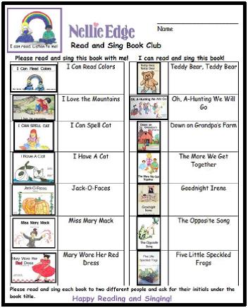 Nellie Edge Family Read and Sing Book Club: - Nellie Edge Seminars and ...