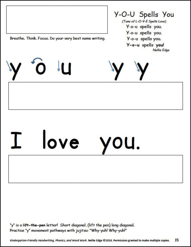30 Essential Handwriting Lessons - Nellie Edge Kindergarten Resources