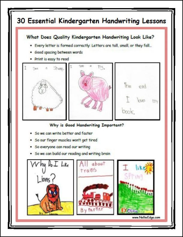 Teacher PD - How to Teach Kindergarten-Friendly Handwriting