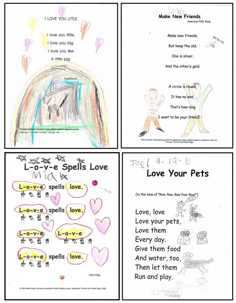 February Poetry Notebook Freebie