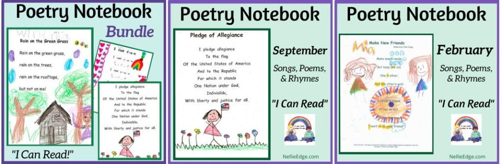 February Poetry Notebook Freebie