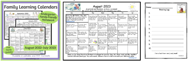 Welcome Families with a Customizable Monthly Learning Calendar