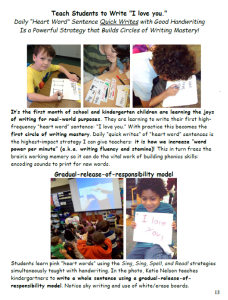 Writing-to-Read Heart Word Sentences: Free Literacy eBook! by Nellie Edge