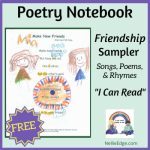 Free Poetry "I Can Read" Notebook Pages - Nellie Edge