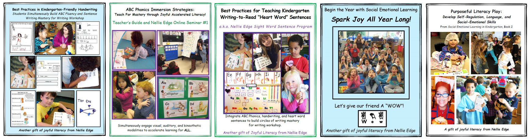 Free Kindergarten eBooks by Nellie Edge
